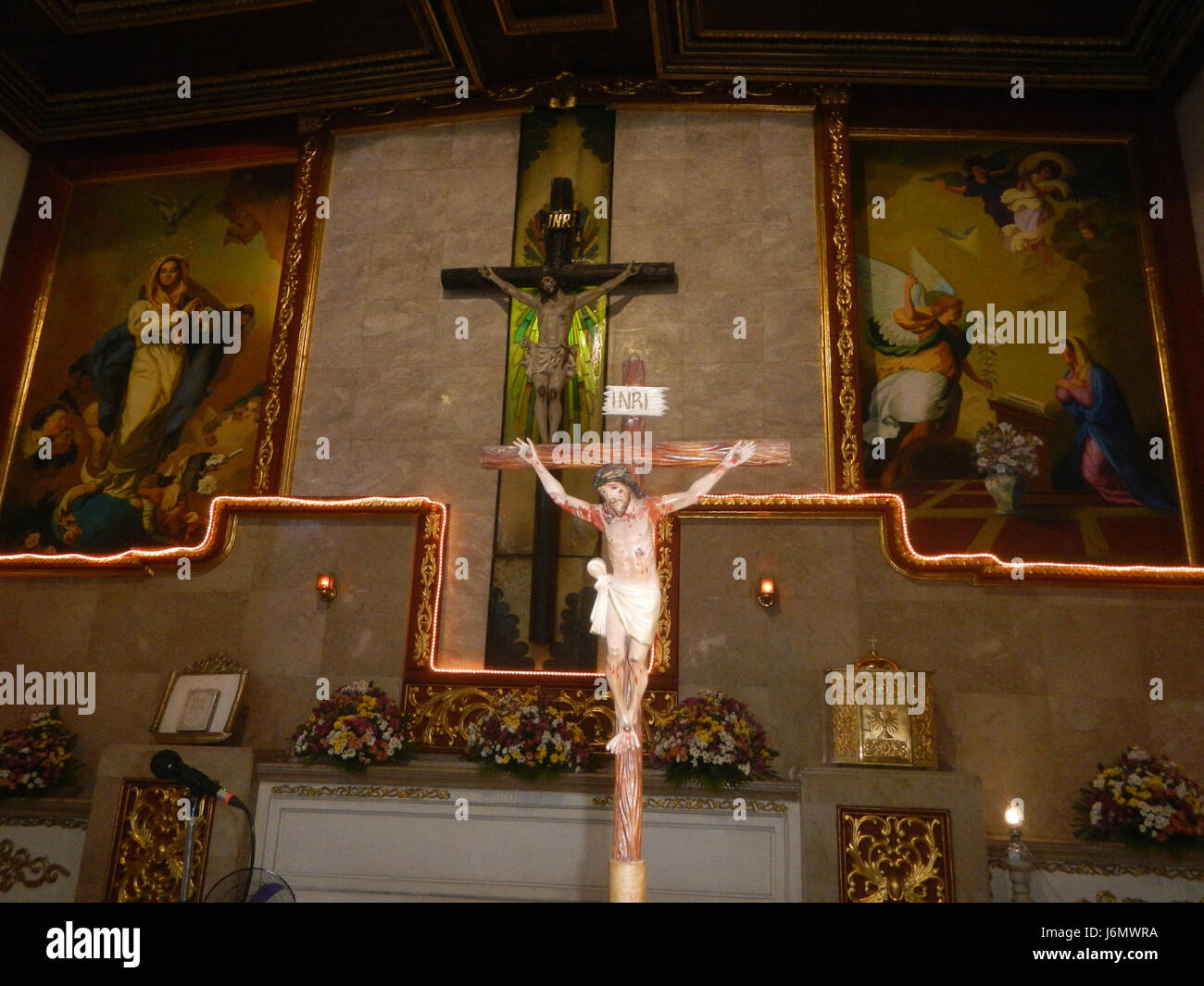 09108 Interior of the Immaculate Conception Parish Church Pandi ...