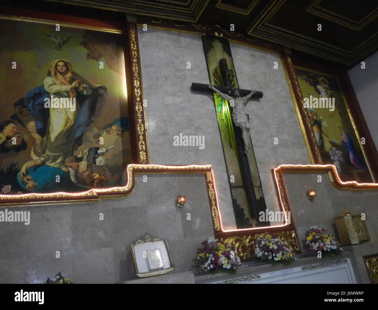 09108 Interior of the Immaculate Conception Parish Church Pandi ...