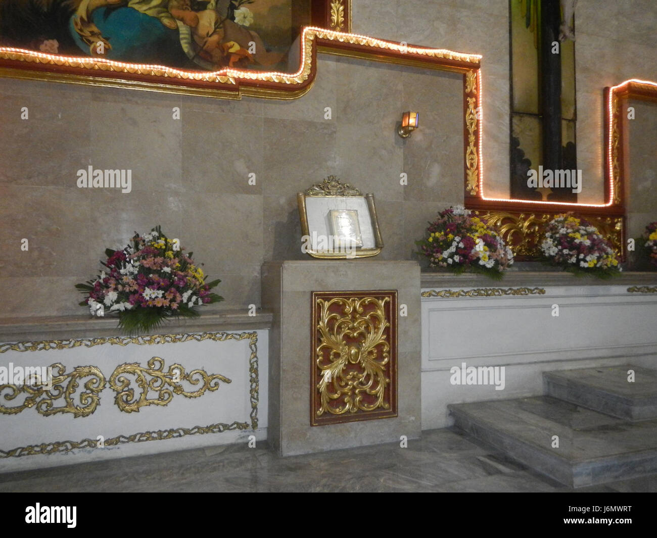 The interior of the Immaculate Conception Parish Church in Pandi ...