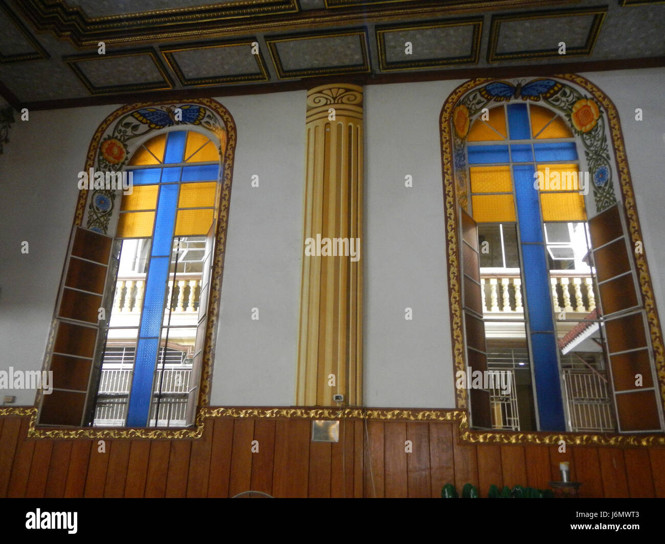 The interior of the Immaculate Conception Parish Church in Pandi ...