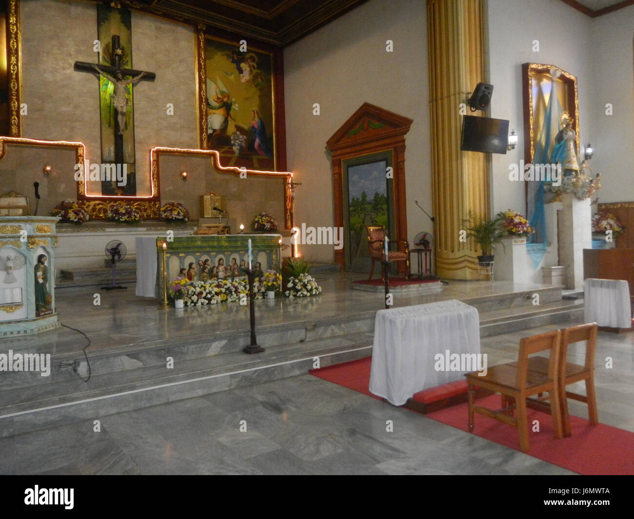 The image captures the interior of the Immaculate Conception Parish ...