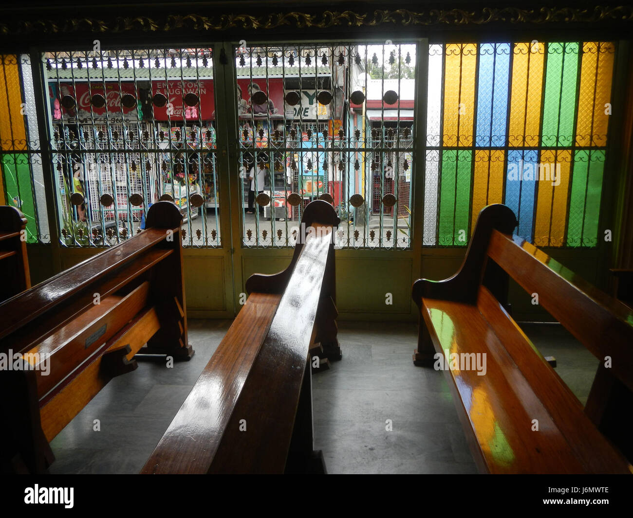 The interior of the Immaculate Conception Parish Church in Pandi ...