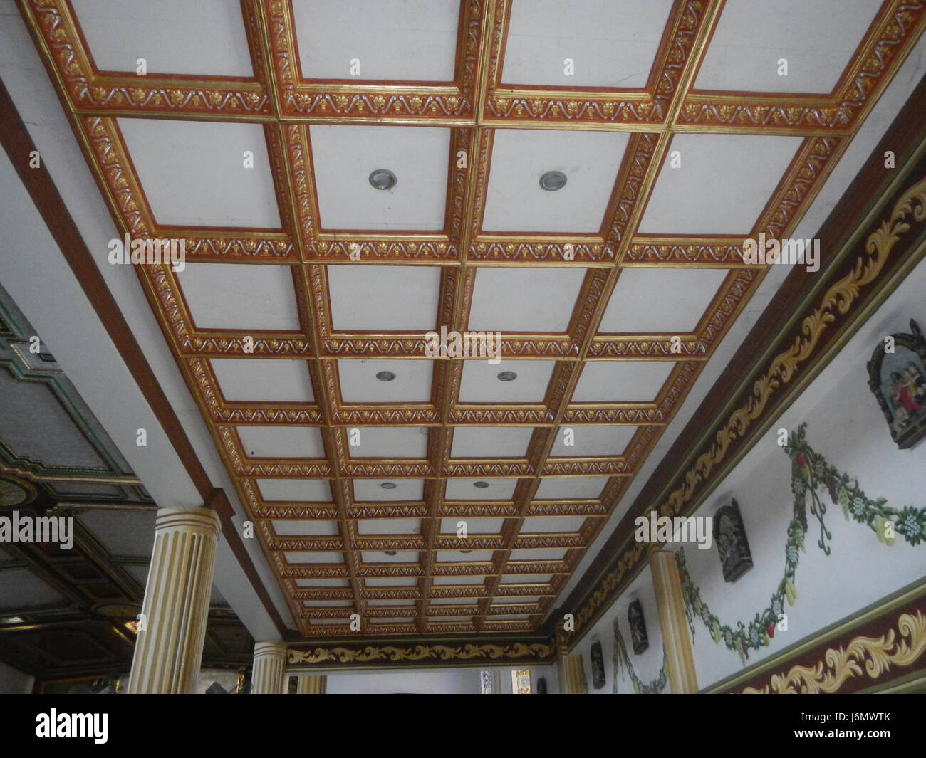 The interior of the Immaculate Conception Parish Church in Pandi ...