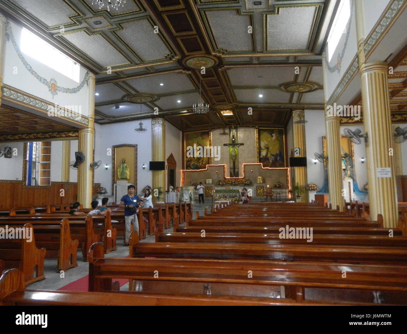 09140 Interior of the Immaculate Conception Parish Church Pandi ...