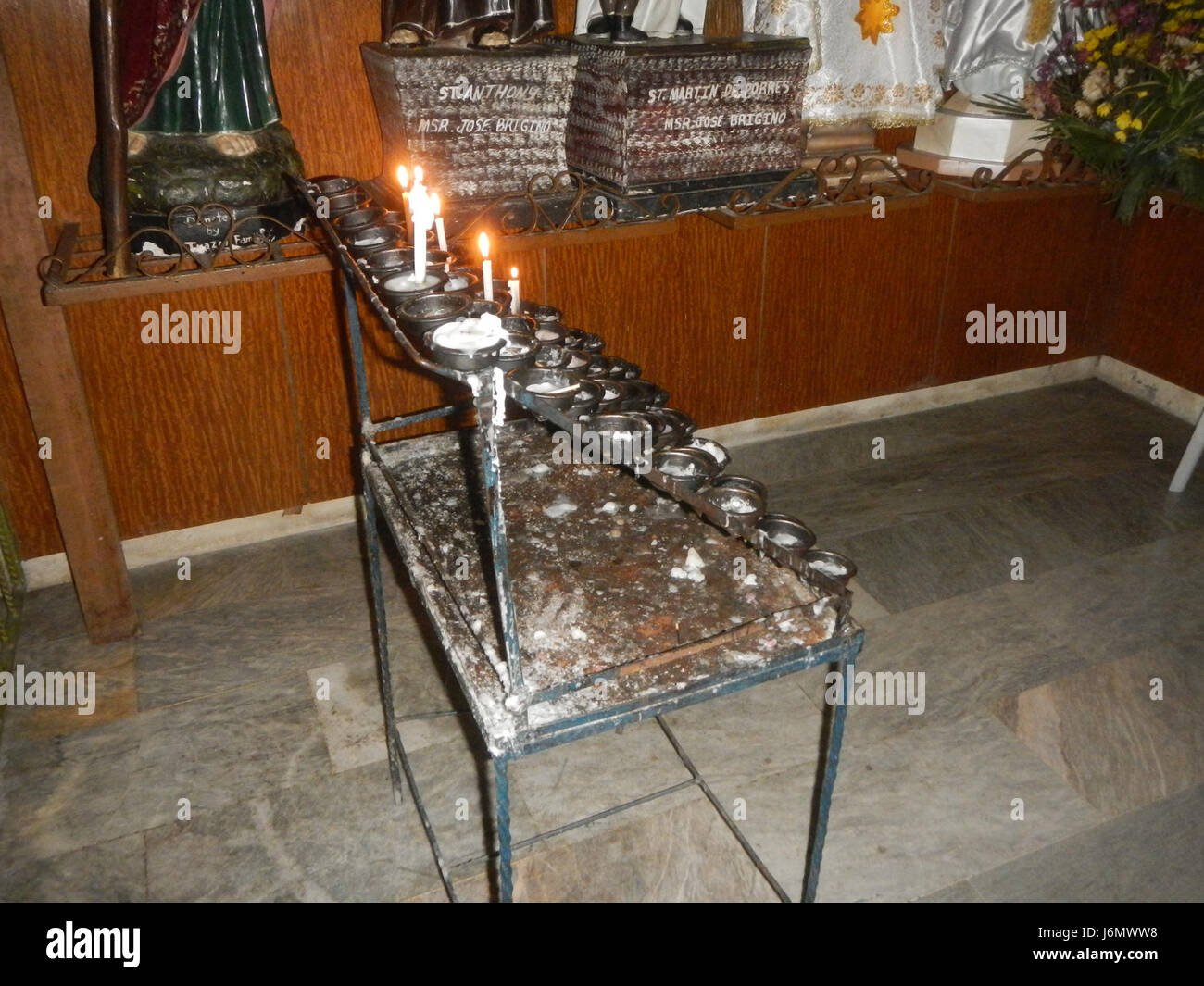 The interior of the Immaculate Conception Parish Church in Pandi ...