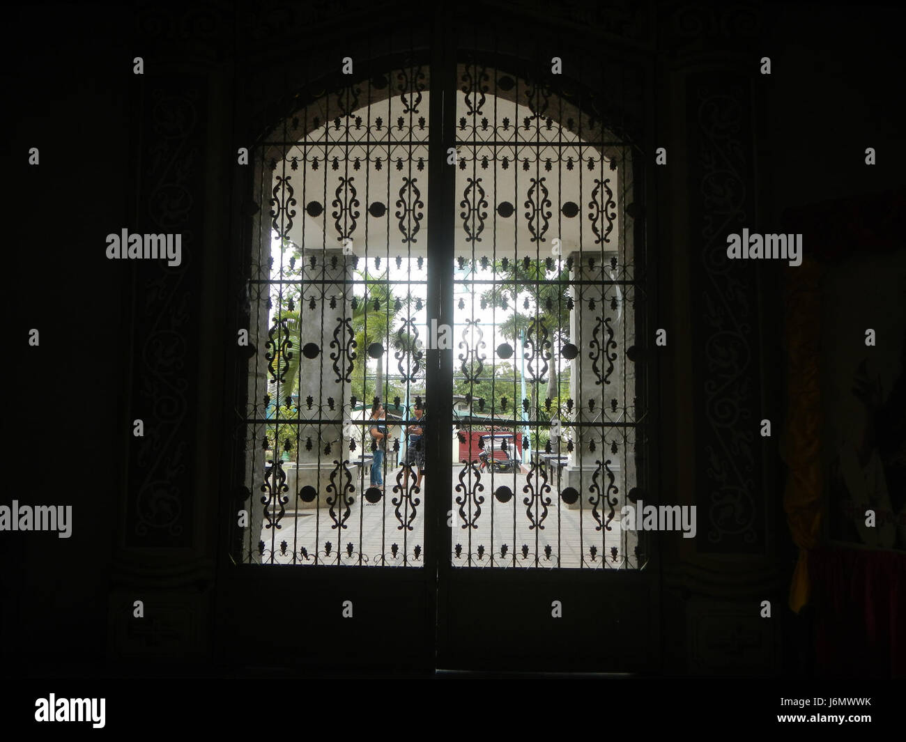 This image shows the interior of the Immaculate Conception Parish ...