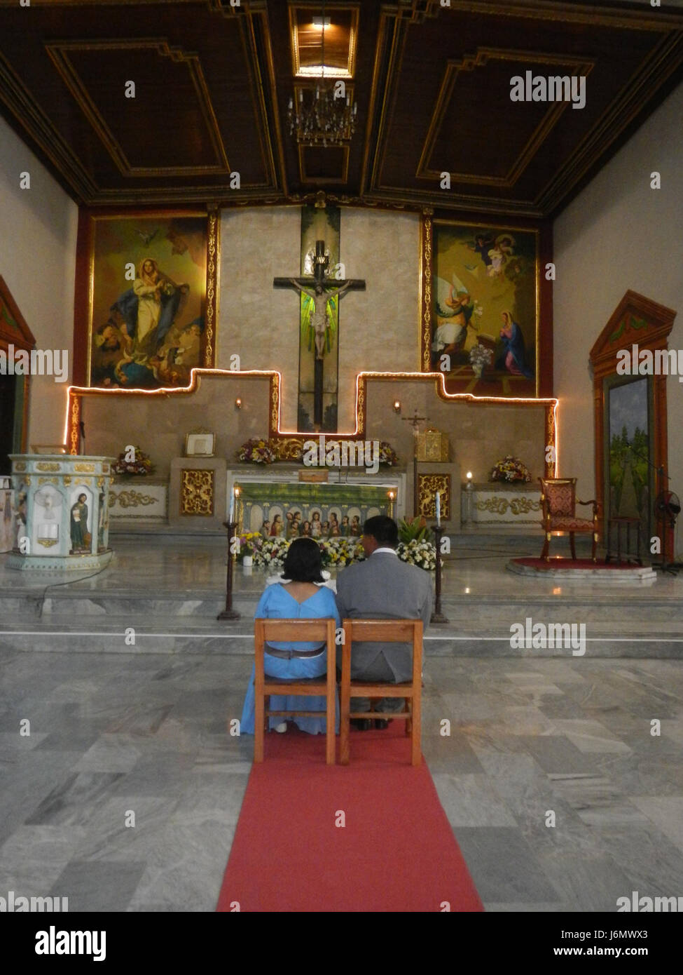 09170 Interior of the Immaculate Conception Parish Church Pandi ...
