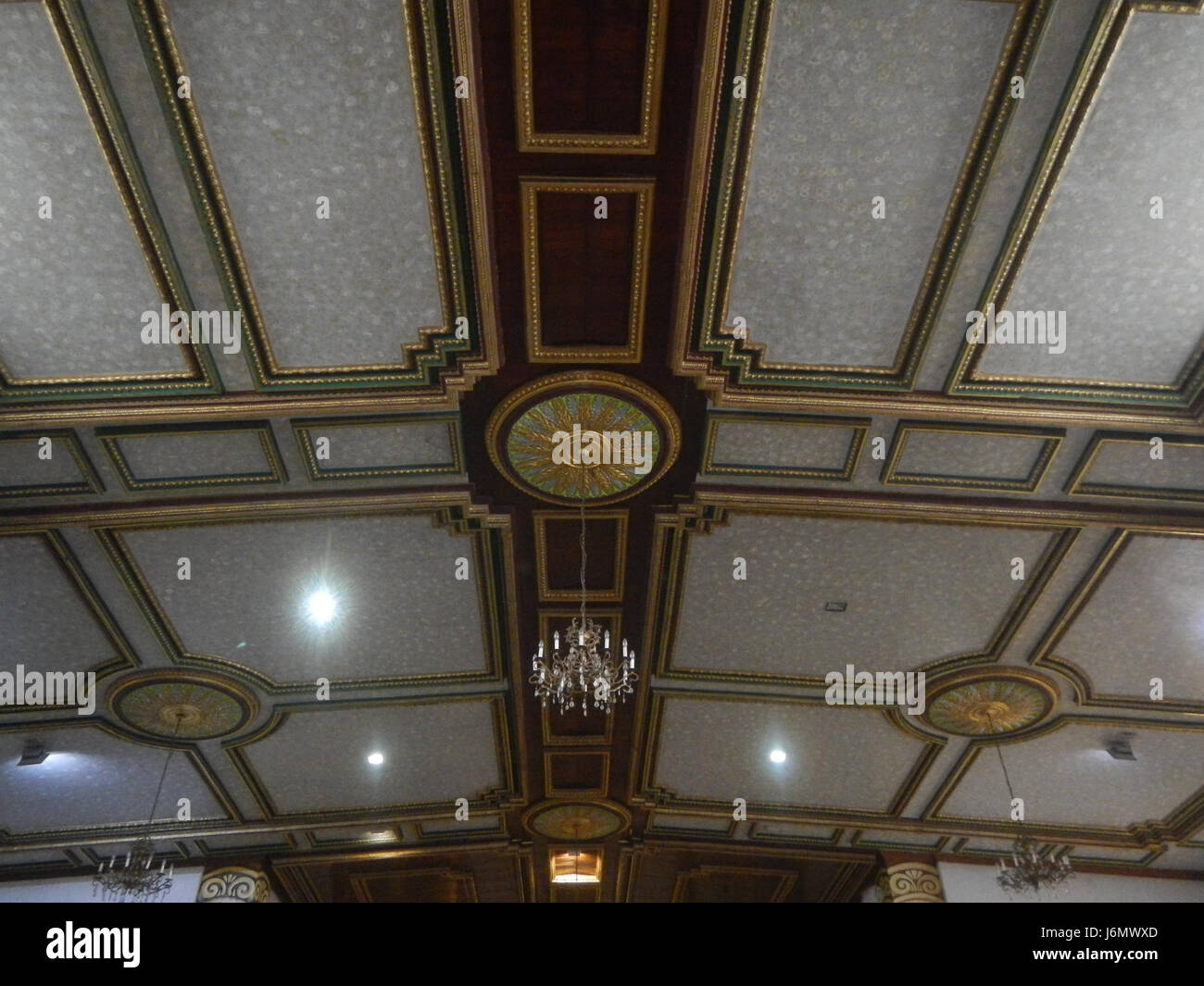 The interior of the Immaculate Conception Parish Church in Pandi ...