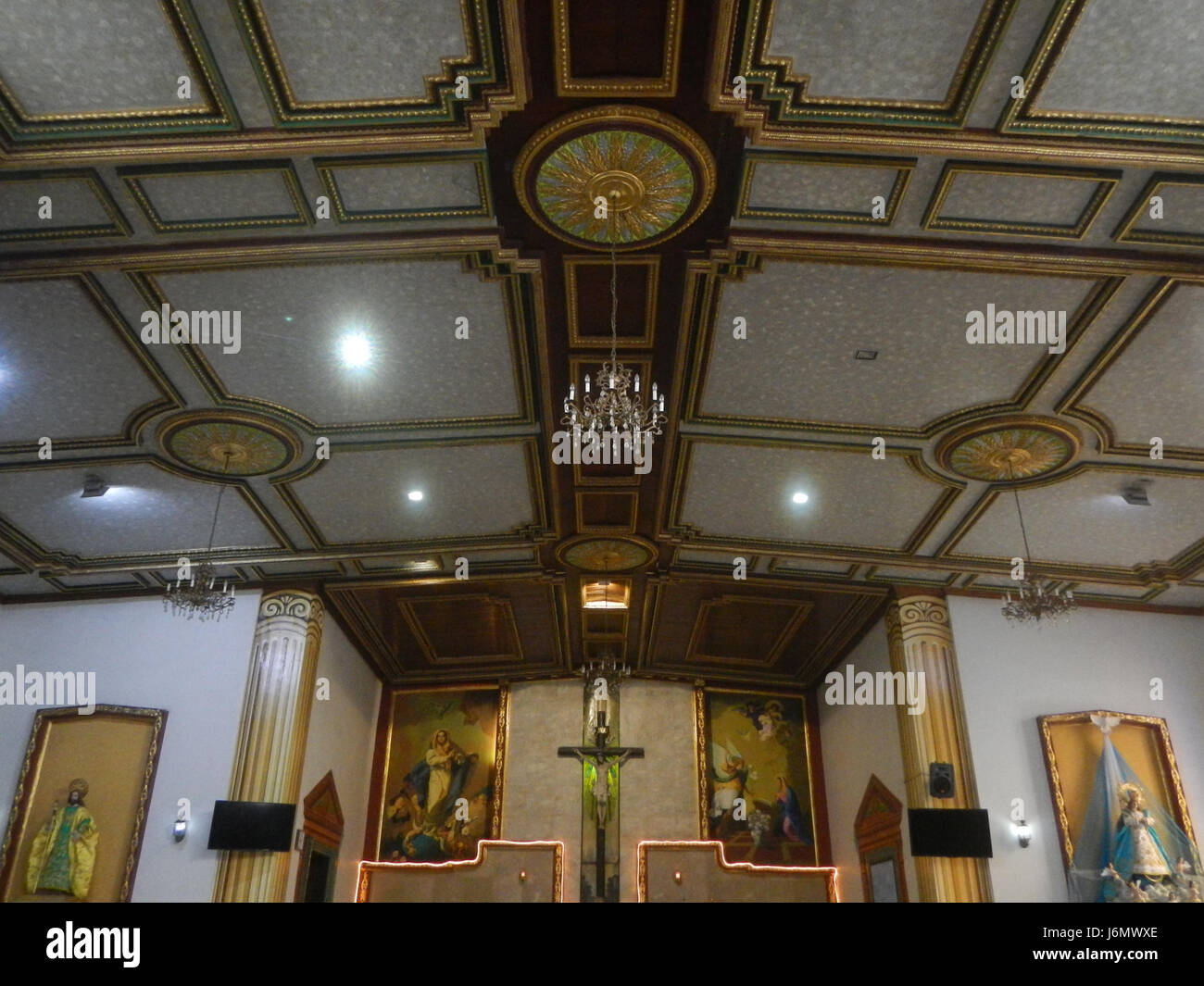 The Immaculate Conception Parish Church, located in Pandi, Bulacan ...
