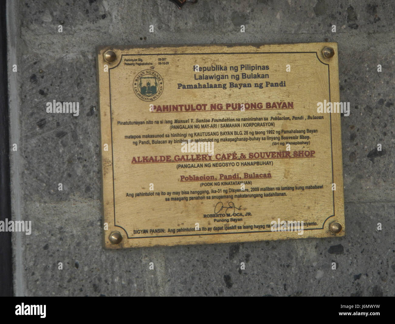 The Alkalde Gallery Cafe & Souvenir Shop is located in Poblacion, Pandi ...