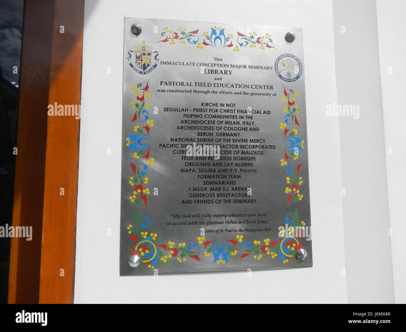 An image or map of the Immaculate Conception Seminary in Tabe ...