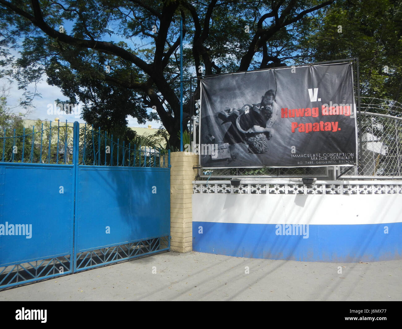This photograph depicts the Immaculate Conception Seminary in Guiguinto ...