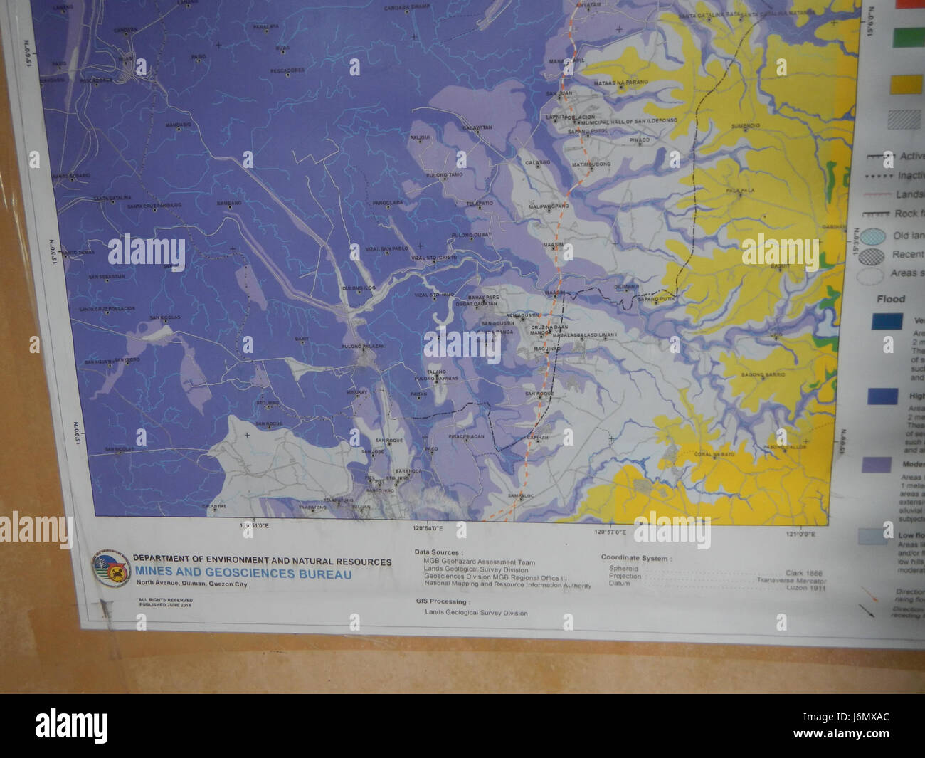 09495 Bahay Pare, Candaba, Pampanga Church School Maps Roads 06 Stock ...