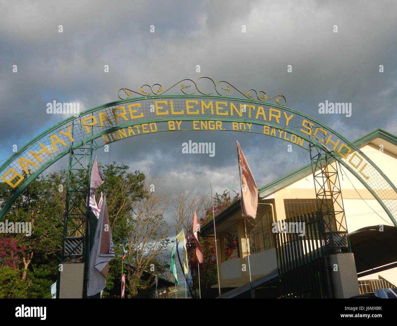 09527 Bahay Pare, Candaba, Pampanga Church School Roads 06 Stock Photo ...