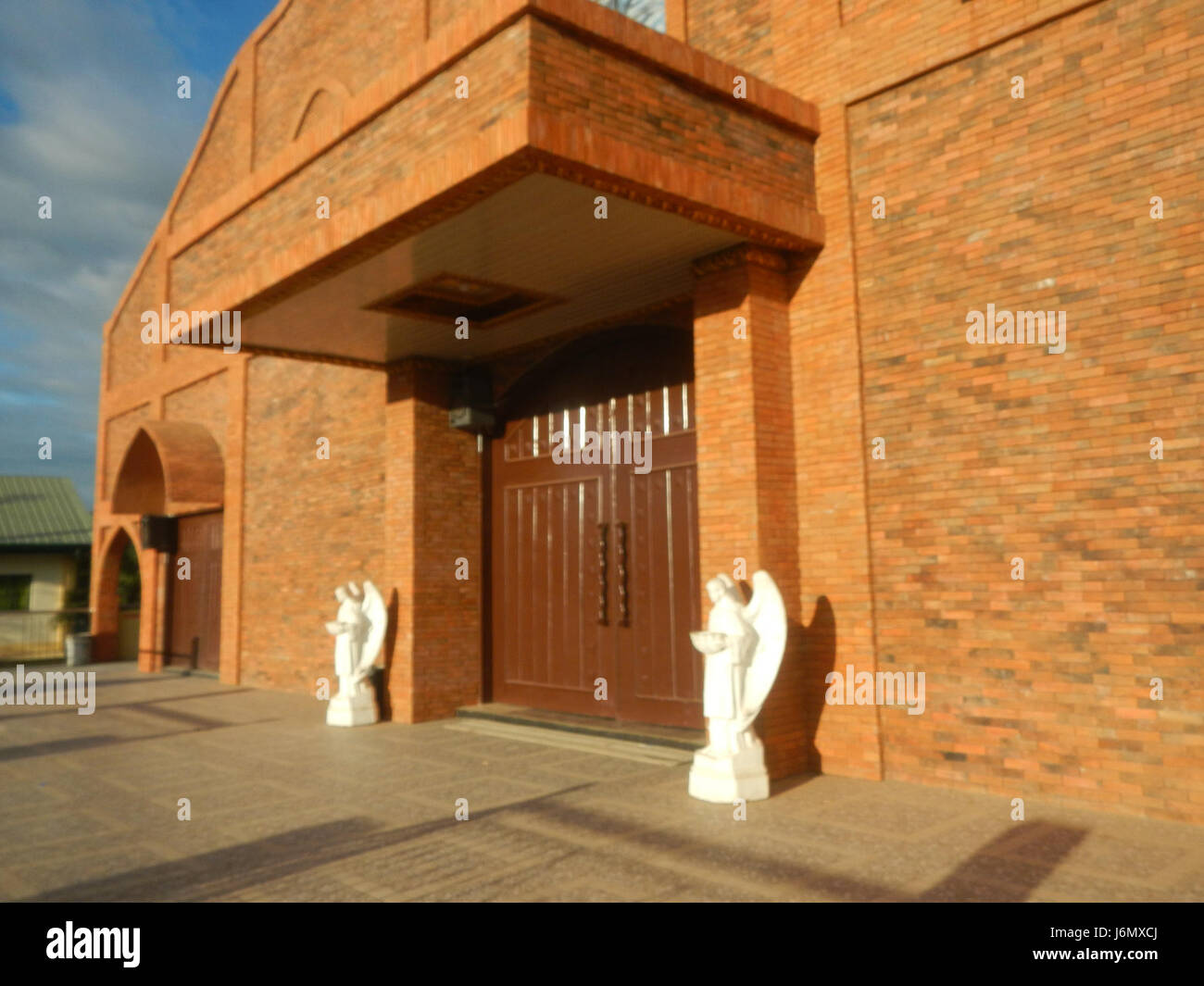 09557 Bahay Pare, Candaba, Pampanga Church School Roads 01 Stock Photo ...