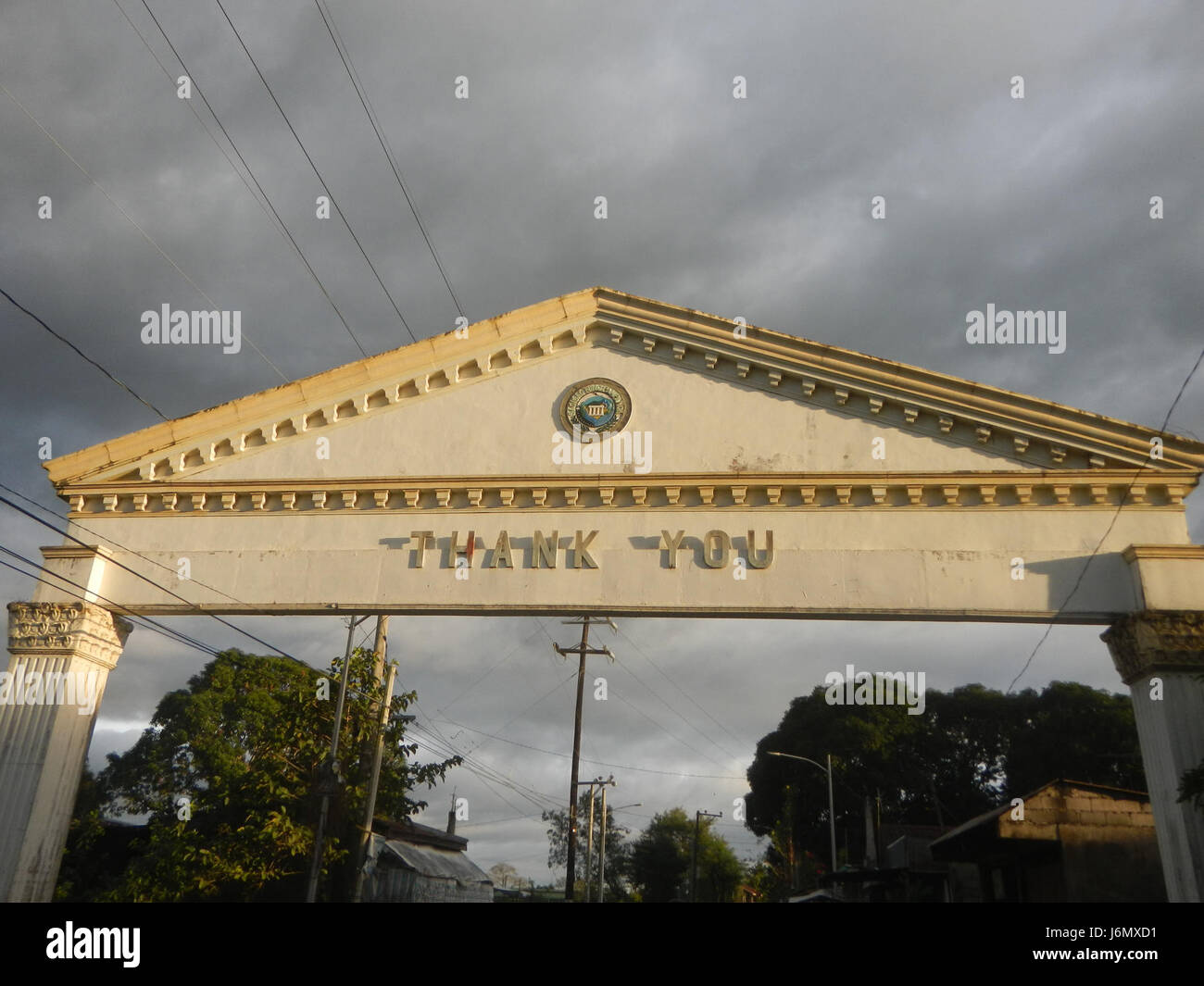 09557 Bahay Pare, Candaba, Pampanga Church School Roads 11 Stock Photo ...
