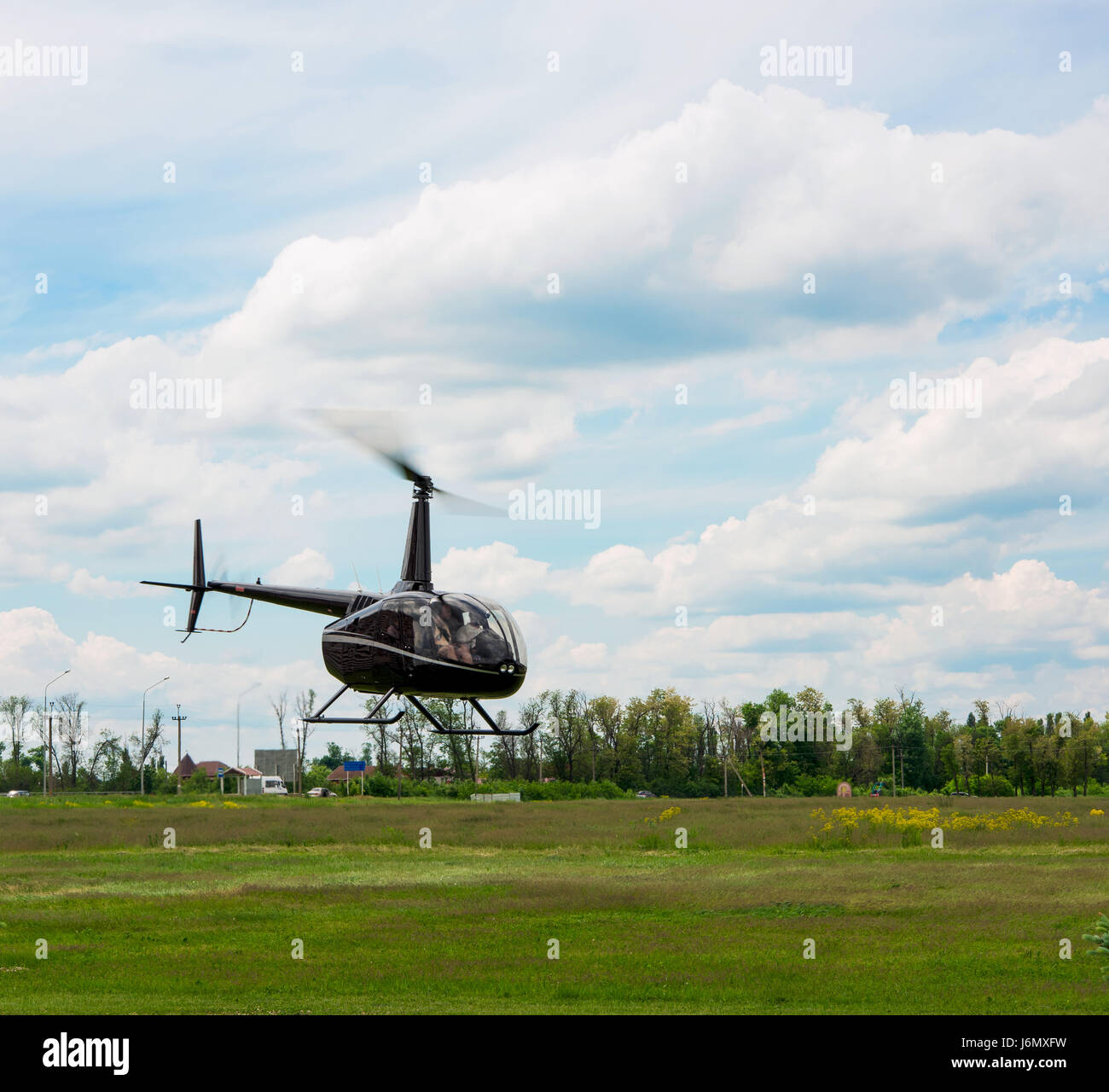Tail rotor over airfield hi-res stock photography and images - Alamy