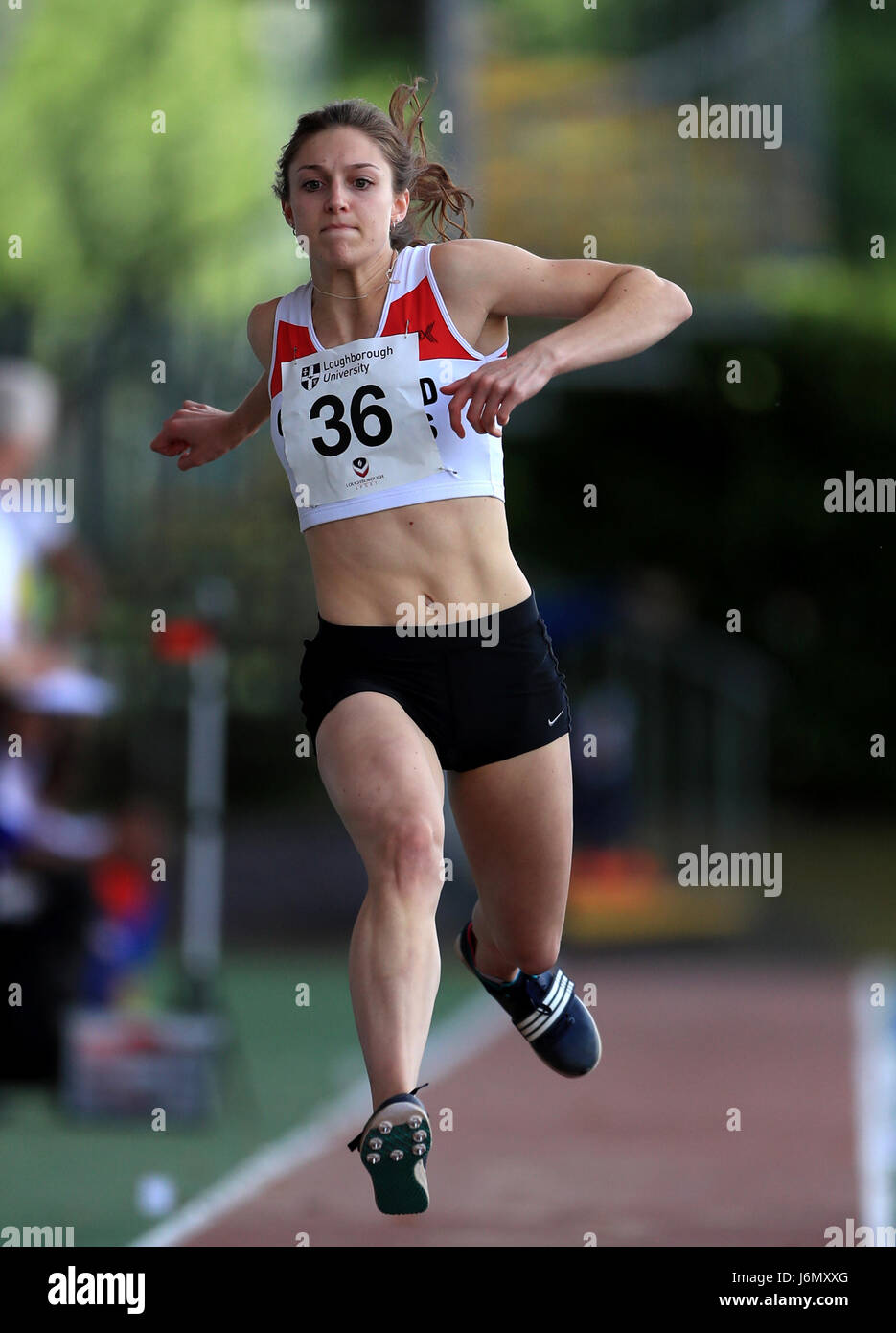 Emily Gargan in the Women's Triple Jump during the Loughborough ...