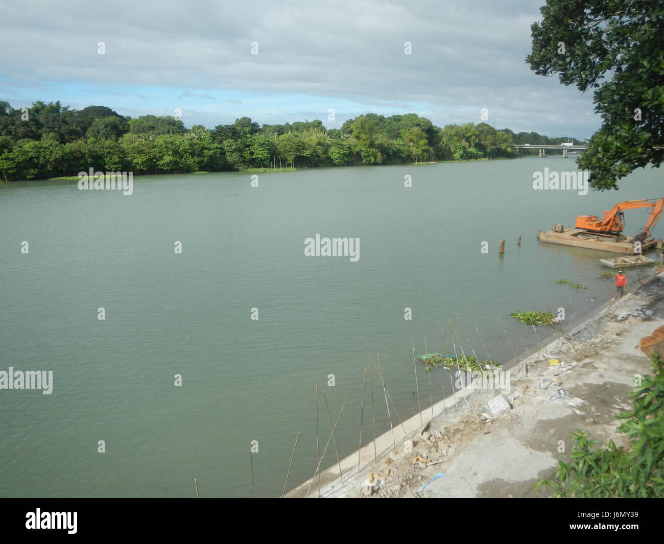 This title refers to a road construction project involving riprap ...