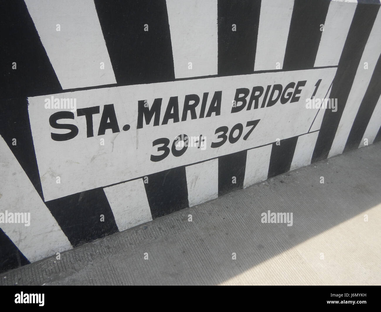 This photograph showcases the Santa Maria Bridge in Bulacan ...