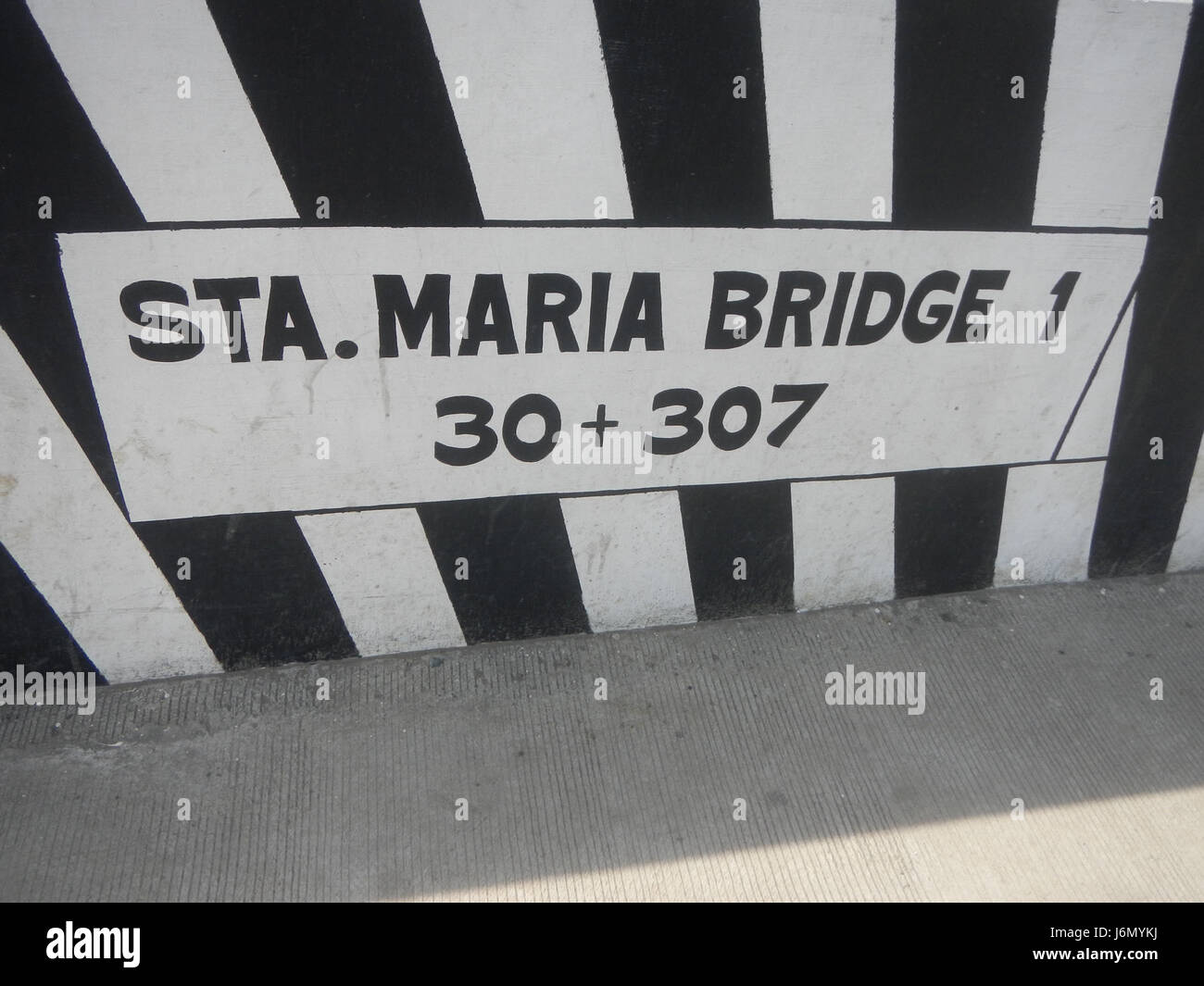 This photograph features the Santa Maria Bridge, located in Bulacan ...