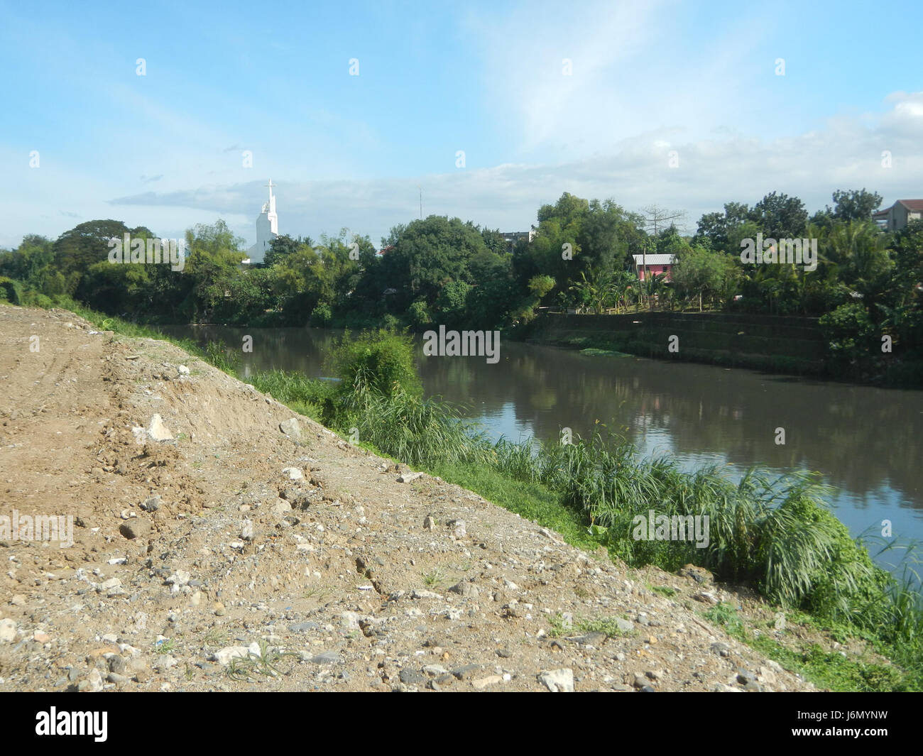 This image shows the Santa Maria Bridge 5 in Bulacan, located along the ...