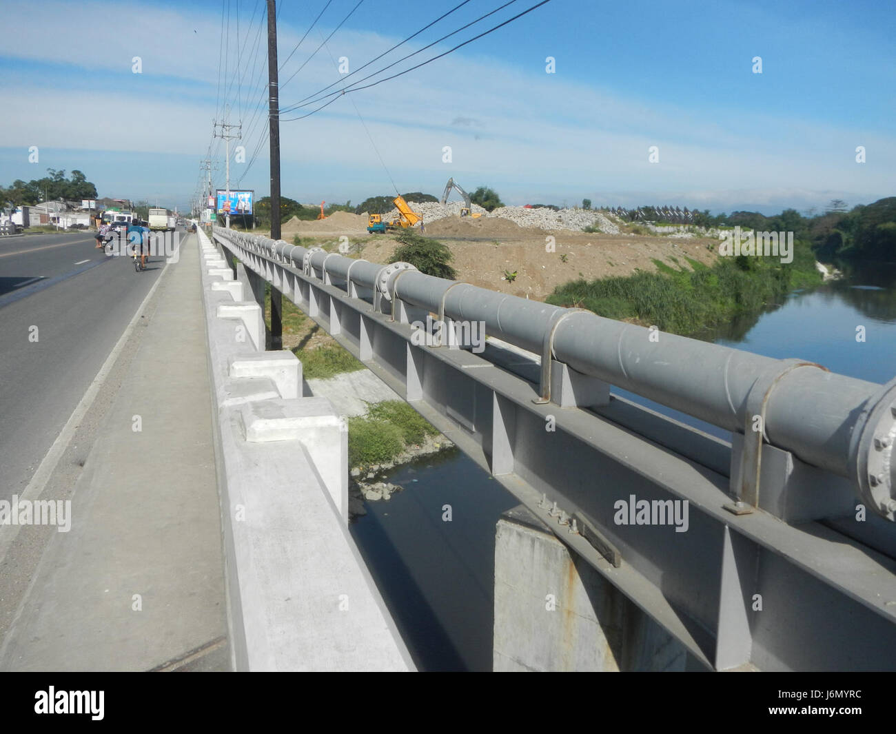 This image shows the Santa Maria Bulacan Bridge, located near Lalakhan ...