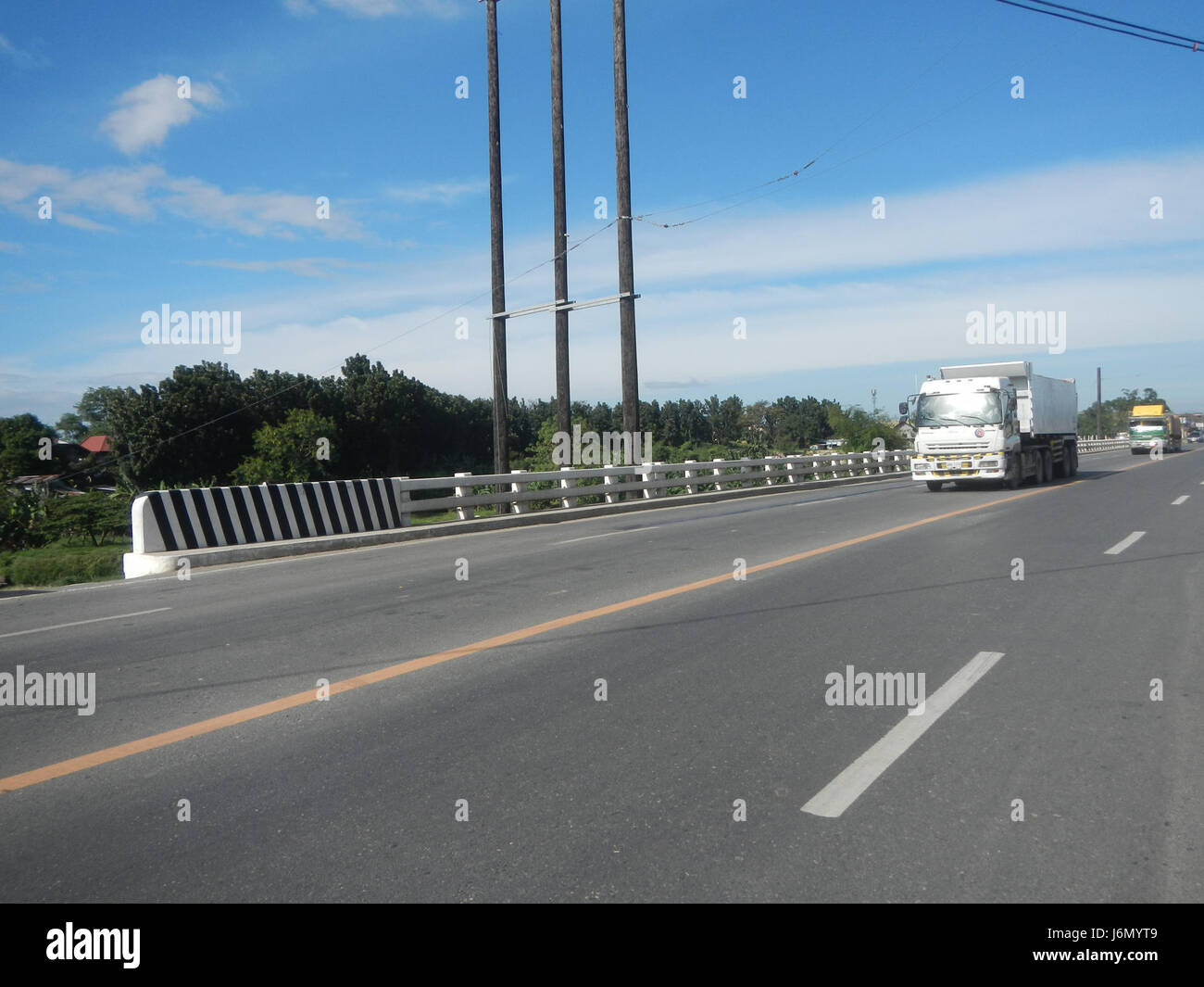 A bridge located in Santa Maria, Bulacan, Philippines, connecting the ...