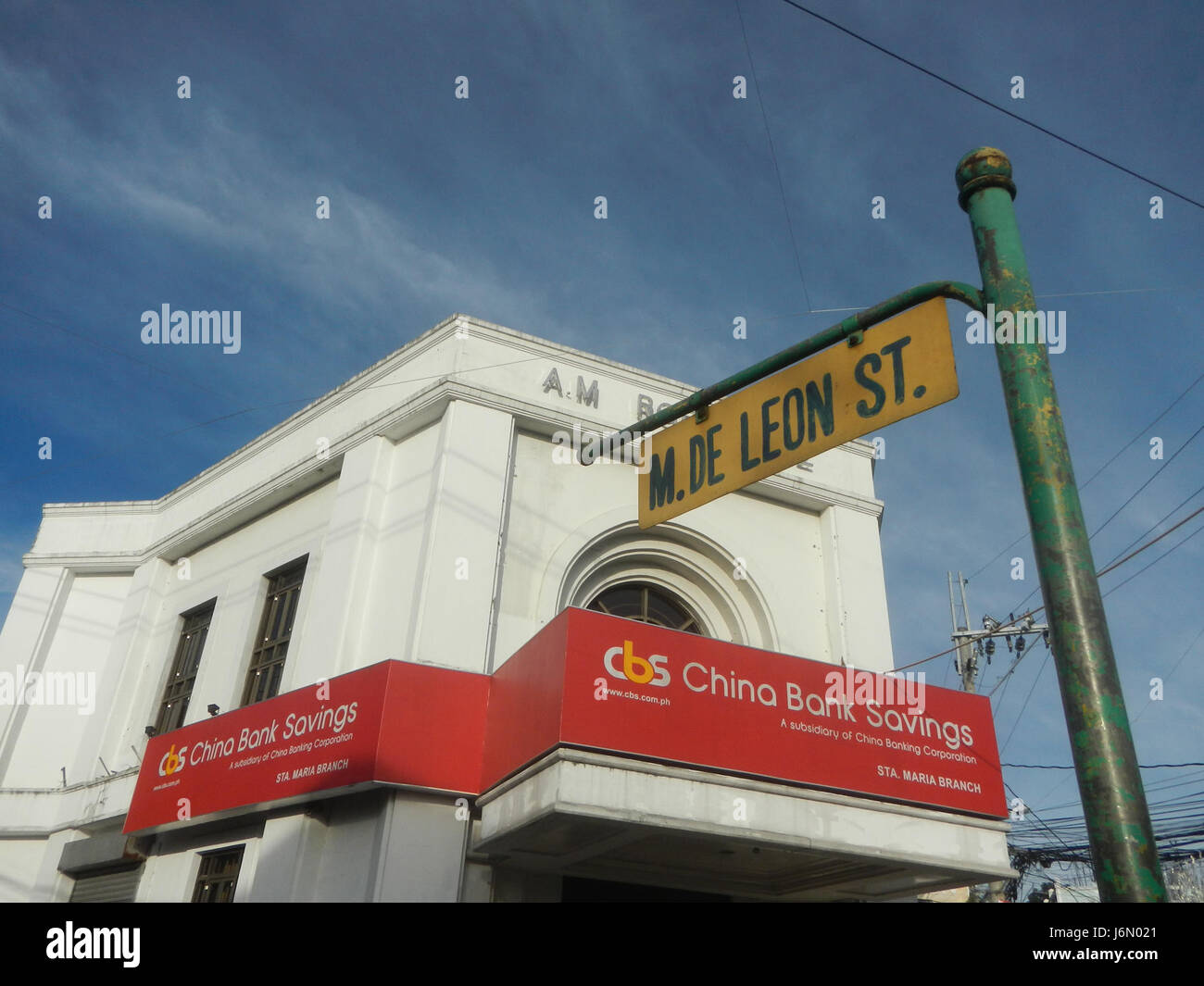 The Town Proper Municipal Hall in Poblacion Santa Maria, Bulacan, is ...