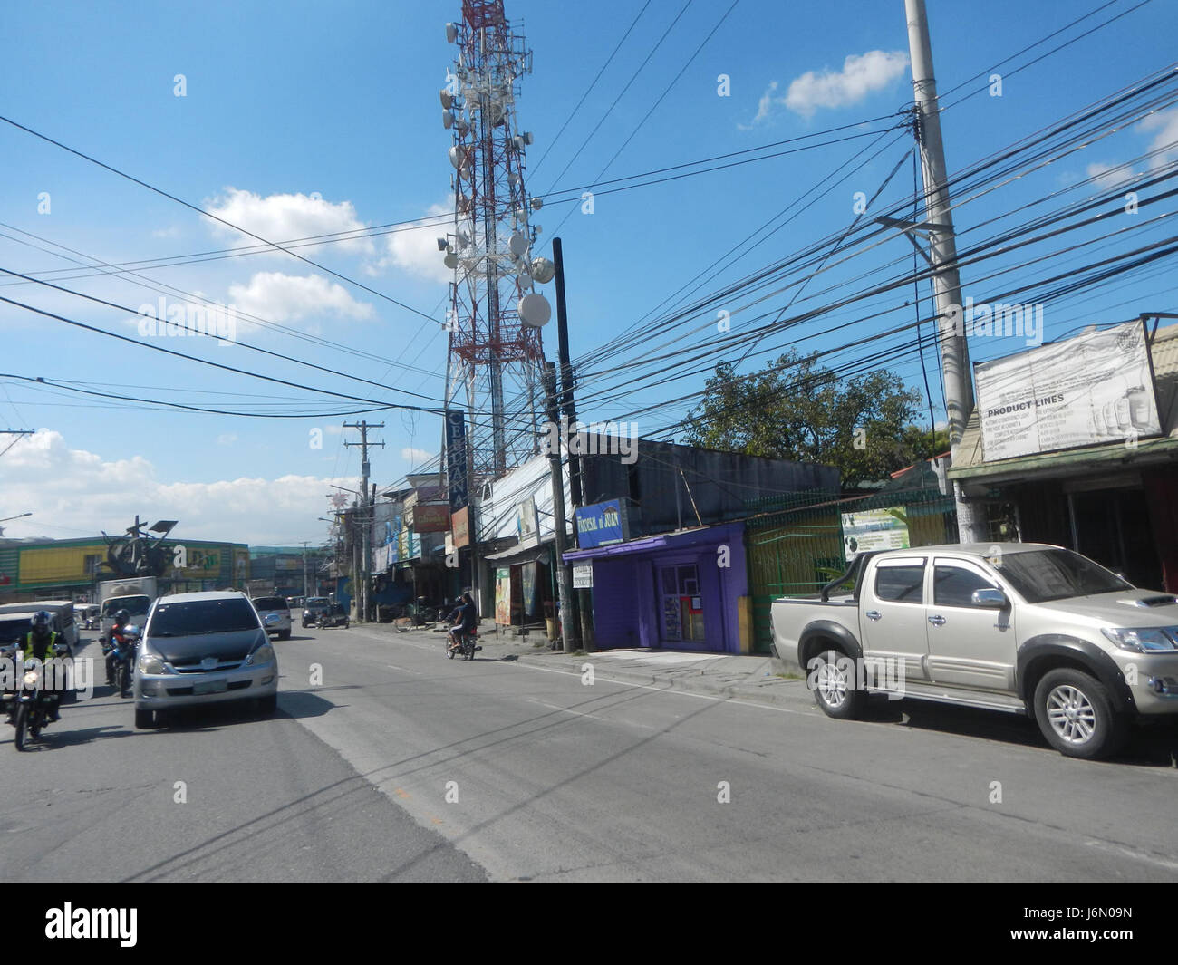 This map marks the MacArthur Highway and its intersection with the ...
