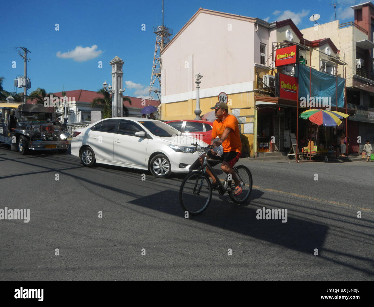 The first concrete pavement of the Municipio in San Fernando City ...