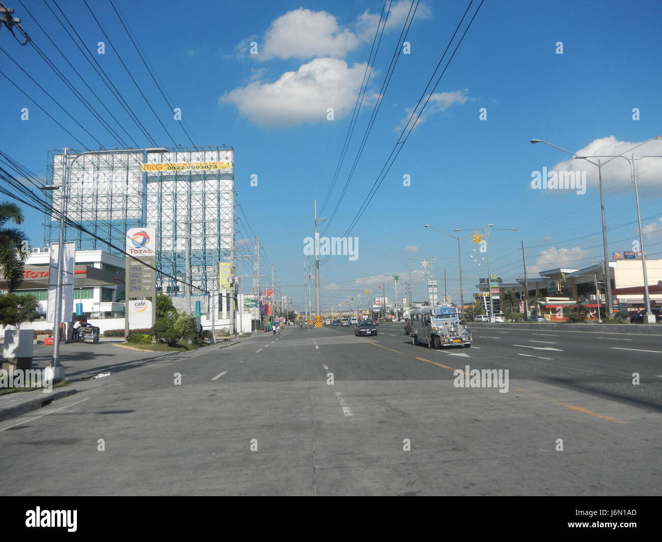 The Olongapo-Gapan Road, located in San Fernando, Pampanga, part of the ...