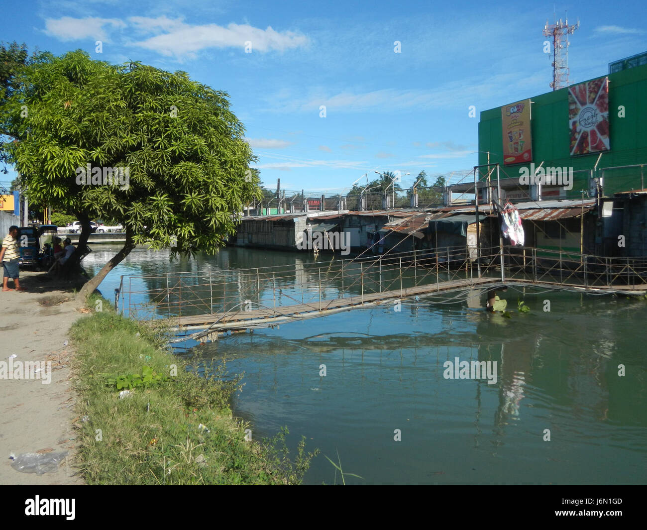 The irrigation bridge at Bagong Nayon in Baliuag, Bulacan, Philippines ...