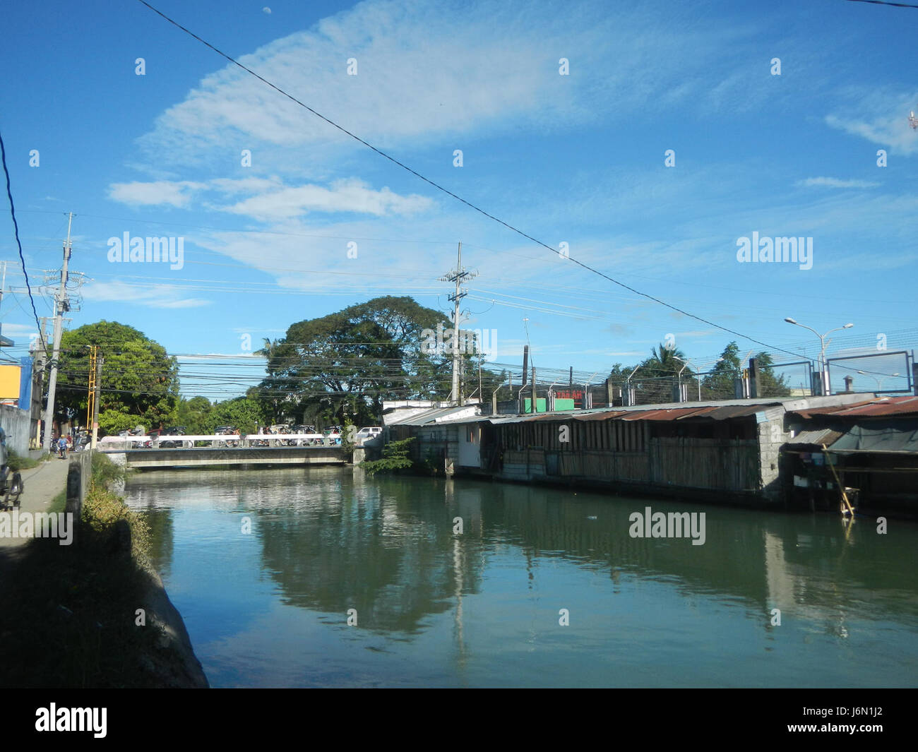 The Bagong Nayon Irrigation Bridge in Baliuag, Bulacan, Philippines, is ...