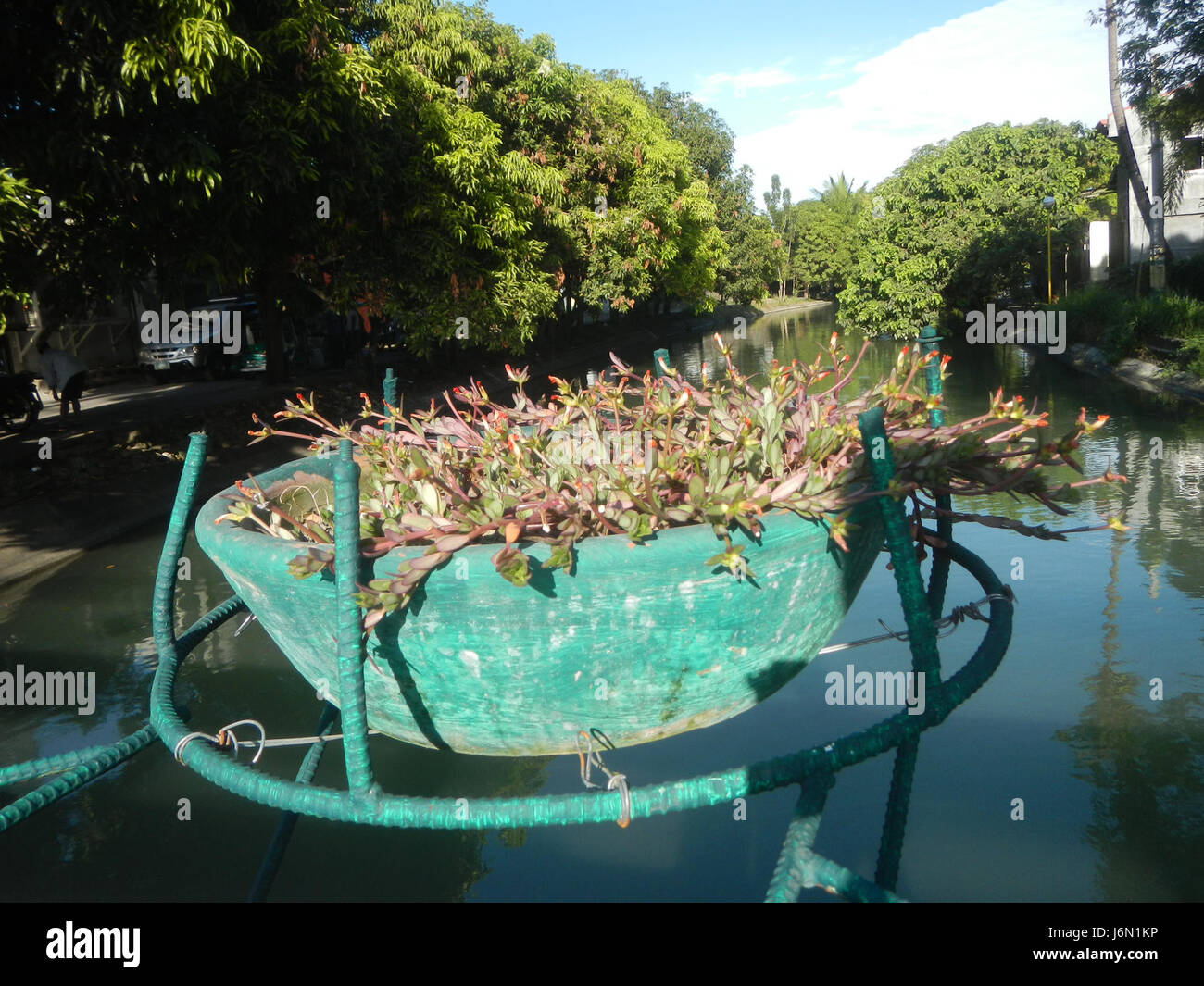 09218 Paddy fields trees houses irrigation Bagong Nayon Baliuag Bulacan ...