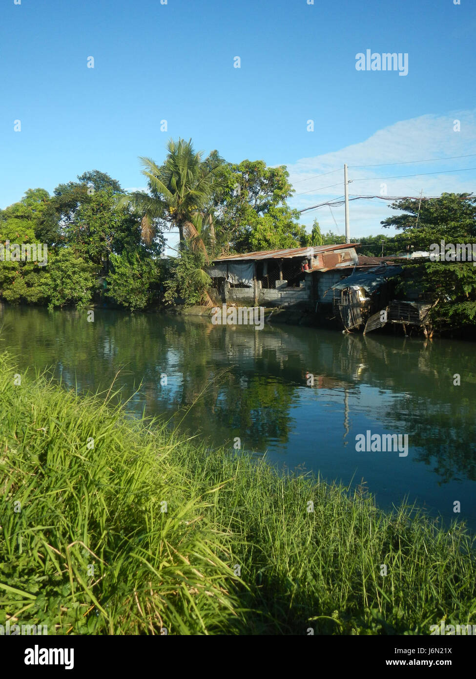 This image depicts the irrigation system used in the paddy fields of ...