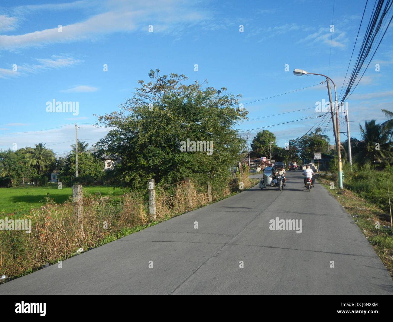 This image depicts a scenic view of Sabang, Baliuag, Bulacan, with ...