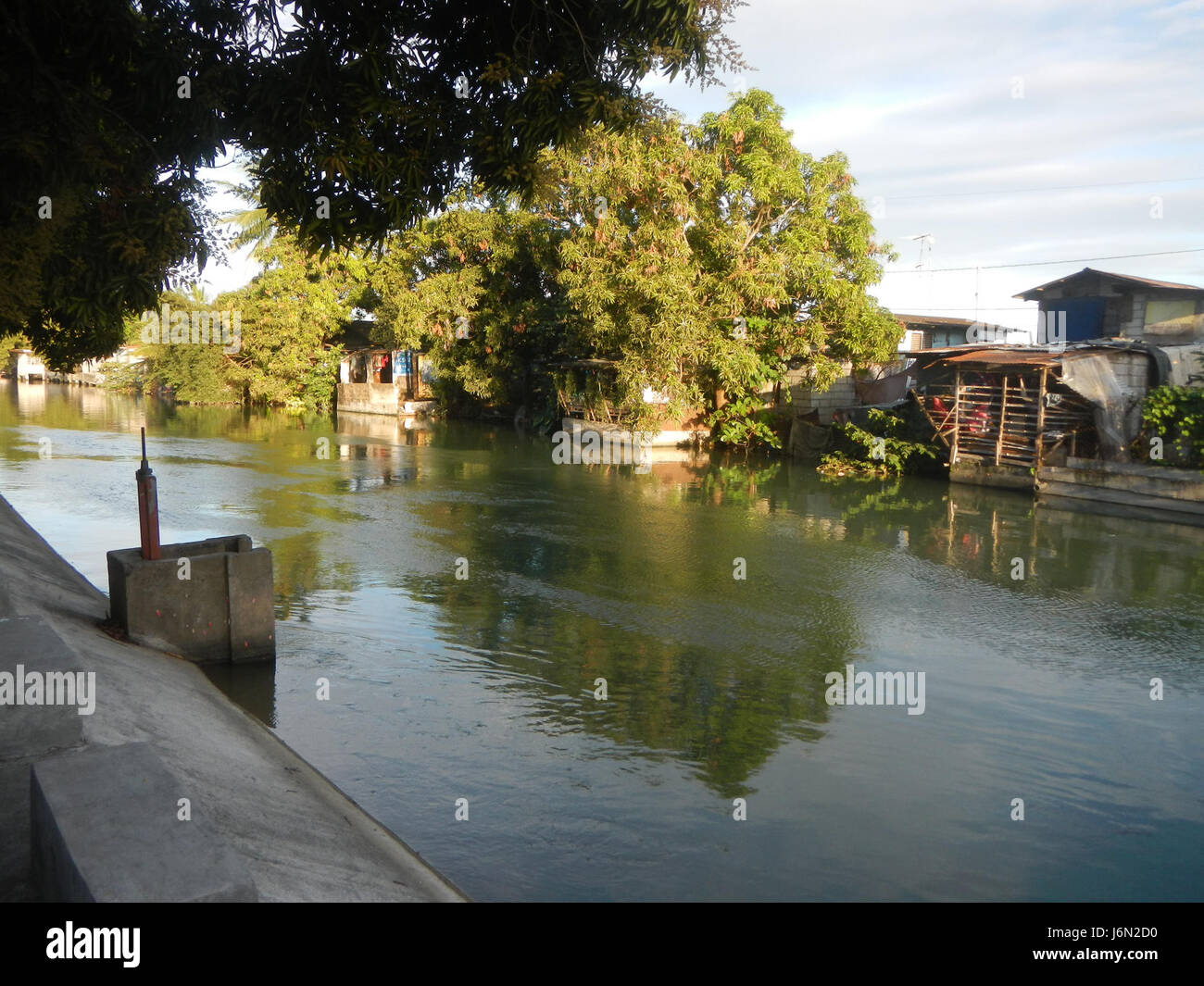 An image depicting the landscape of Sabang, Baliuag, Bulacan, showing ...