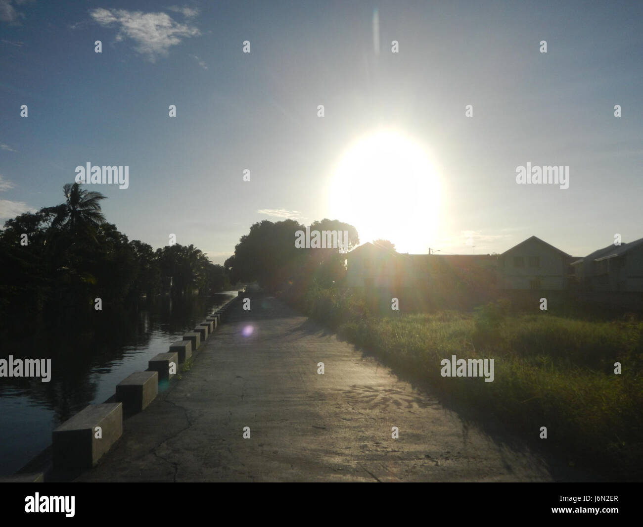 This image depicts the rural landscape of Sabang, Baliuag, Bulacan ...