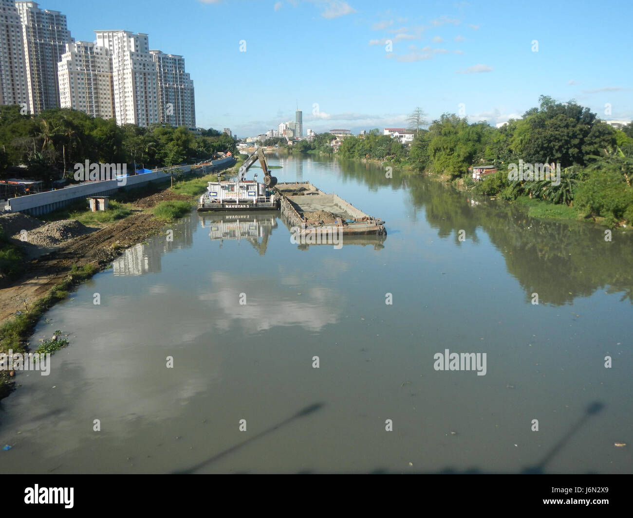 This image captures the Dr. Sixto Antonio Avenue near Sandoval Bridge ...