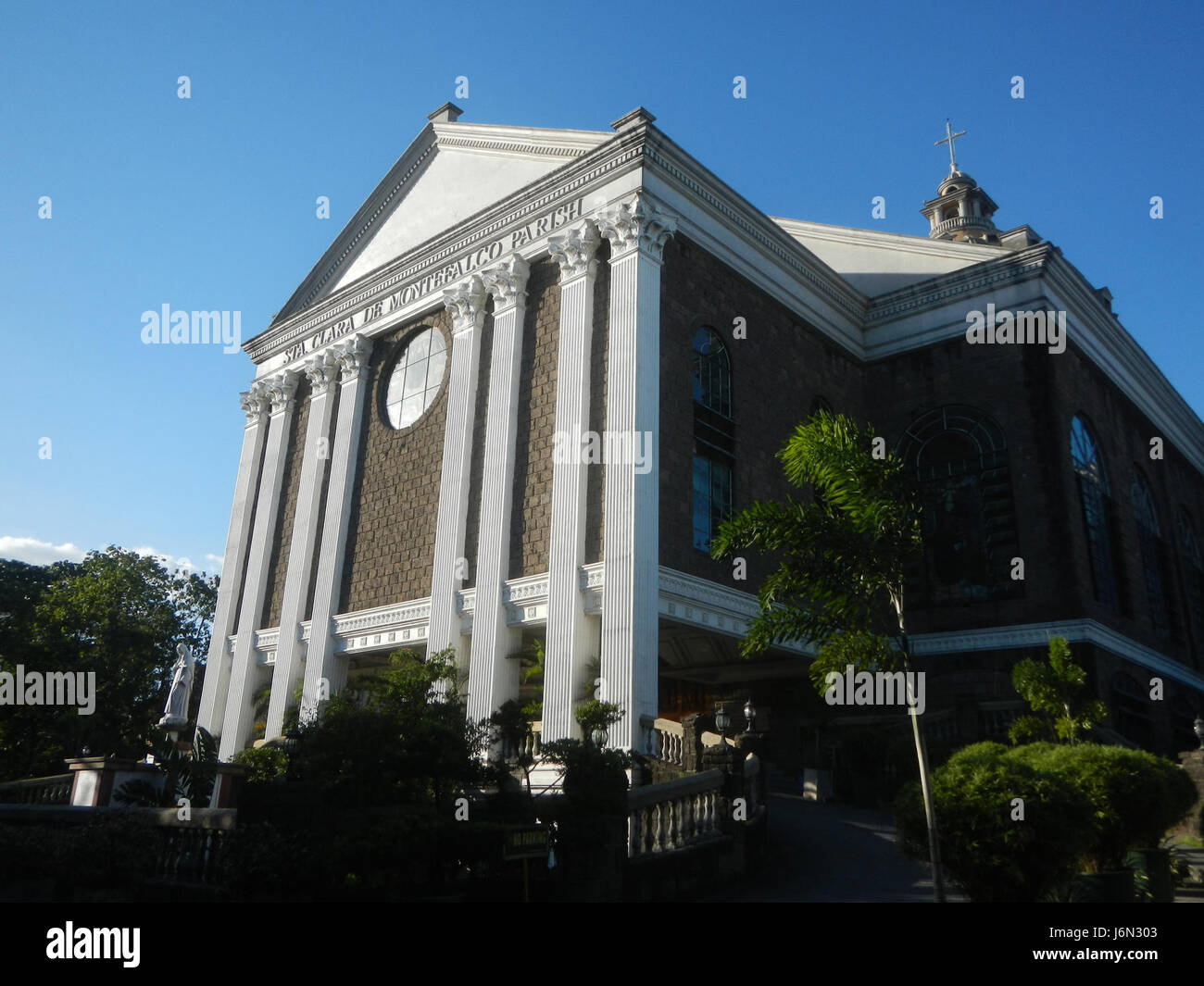 The Santa Clara de Montefalco Parish Church, located on C. Raymundo ...