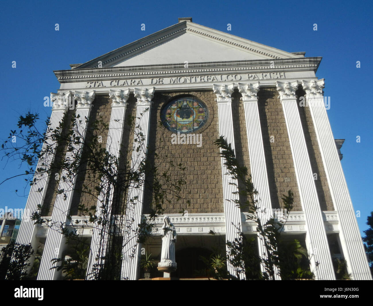 The Santa Clara de Montefalco Parish Church, located on C. Raymundo ...