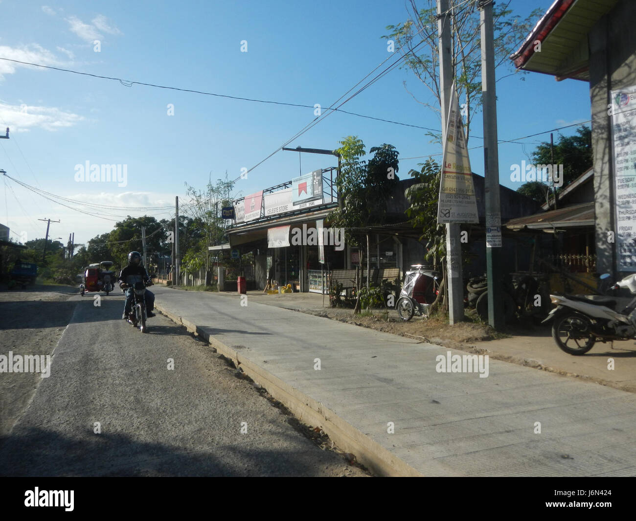 06173 Poblacion Cupang Bagong Barrio, Pandi Bulacan Road 21 Stock Photo ...