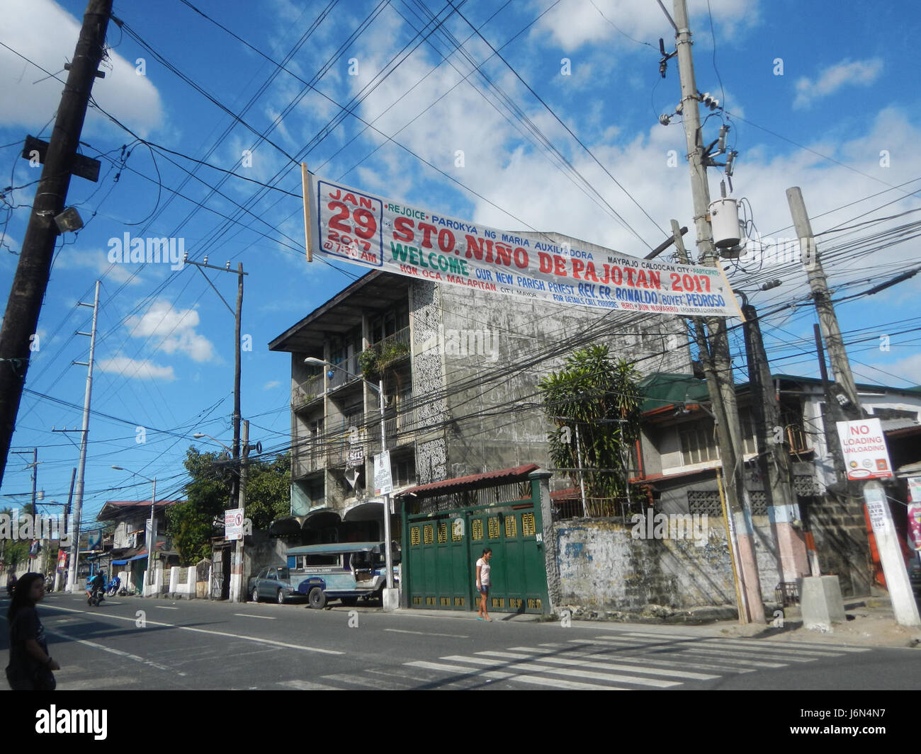 This image refers to a location in Caloocan City, Philippines ...