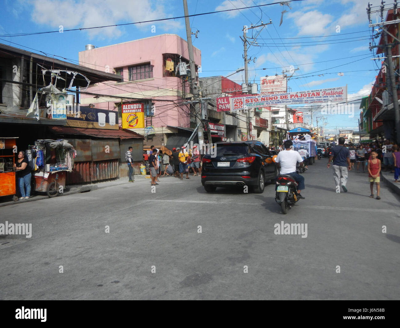 This image features a prominent location on J.P. Rizal Mabini Street in ...