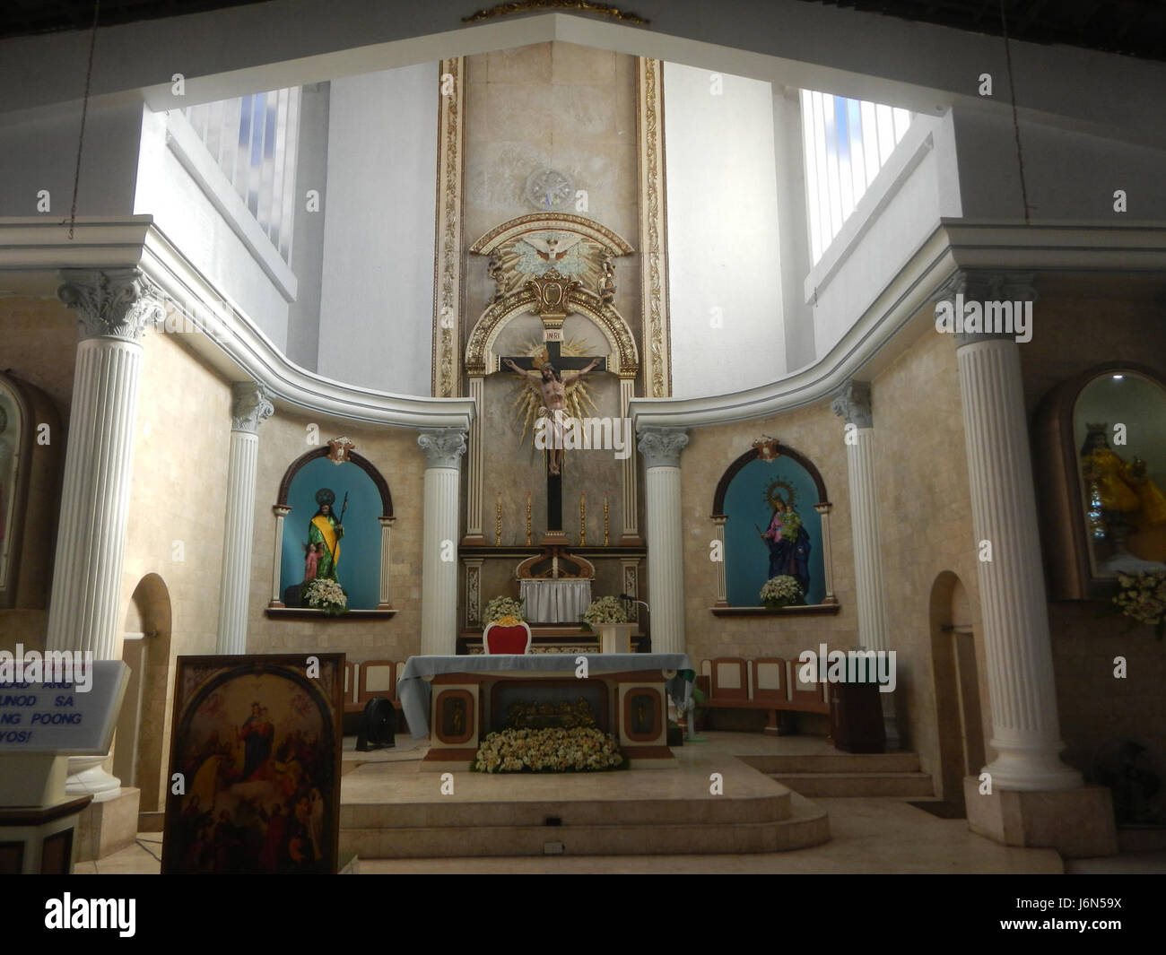 Mary Help of Christians Parish Church is located on J.P. Rizal Street ...