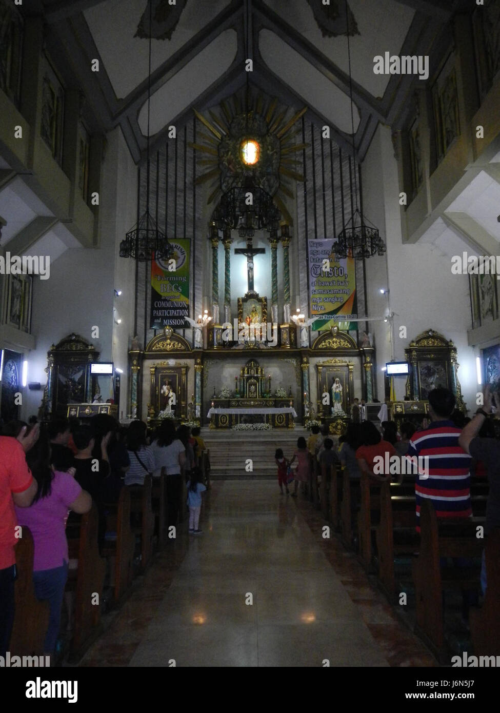 The Saint Joseph de Gagalangin Parish Church in Tondo, Manila, is a ...