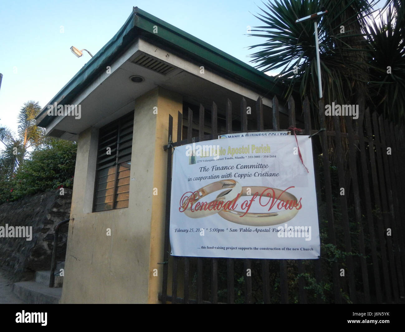 The San Pablo Apostol Parish Church, located in Tondo, Manila, serves ...