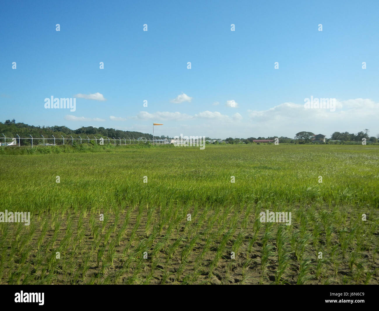 09200 Main Facade fences of Plaridel Airport 01 Stock Photo - Alamy