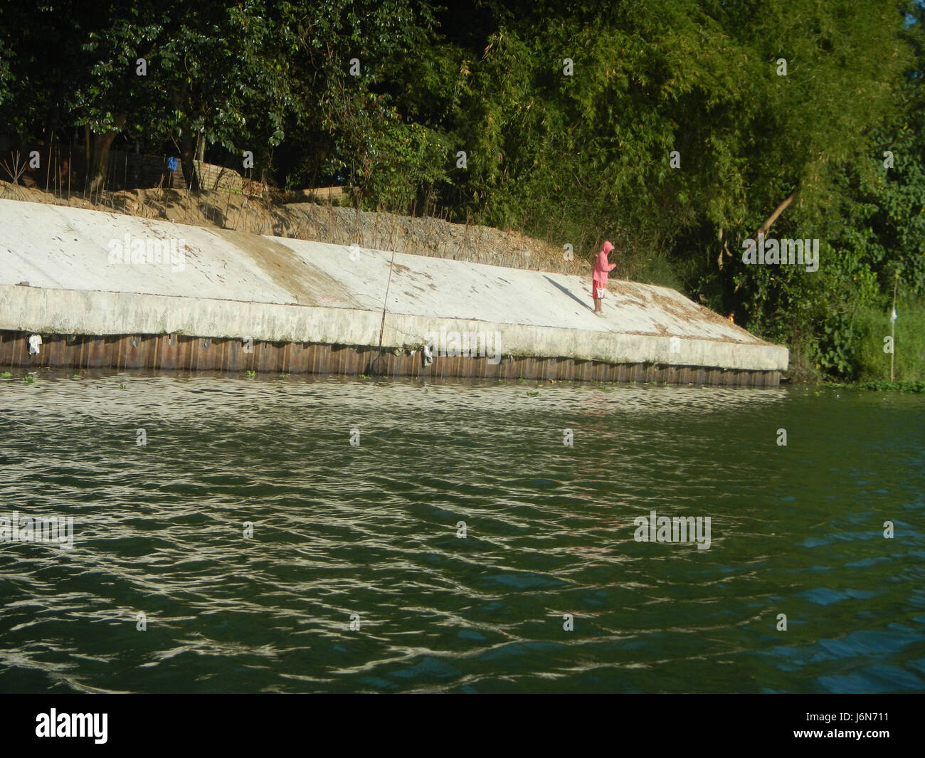 This title likely refers to a construction project for riprap (rock ...